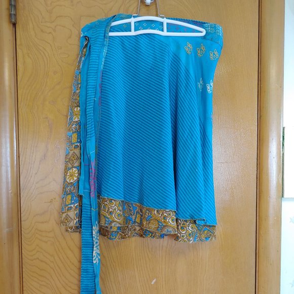 Skirts | Sari Wrap Skirt | Poshmark